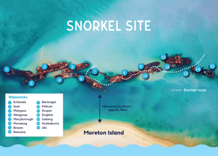 How did the Tangalooma Wrecks get to Moreton Island? - See Moreton